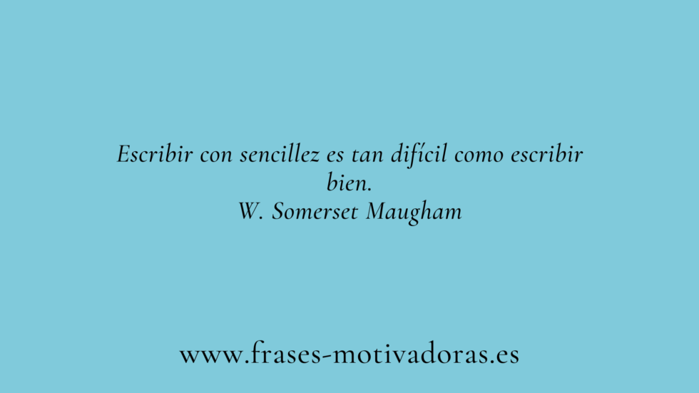Frases sobre escribir